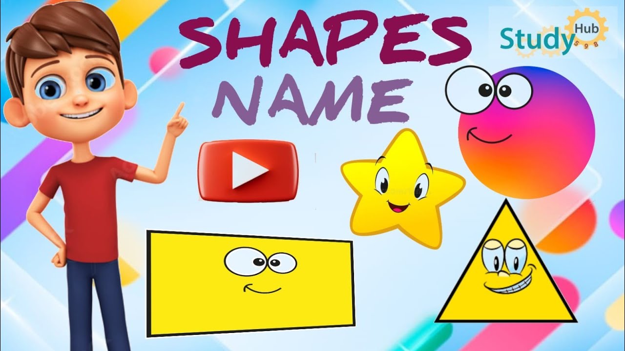 Shapes name || Basic Shapes || Easily Learn Shapes name || Circle ...