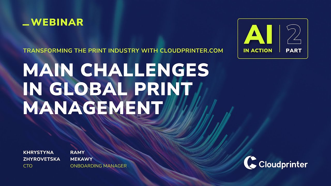 Part 2: Overcoming the Main Challenges in Global Print Management - YouTube