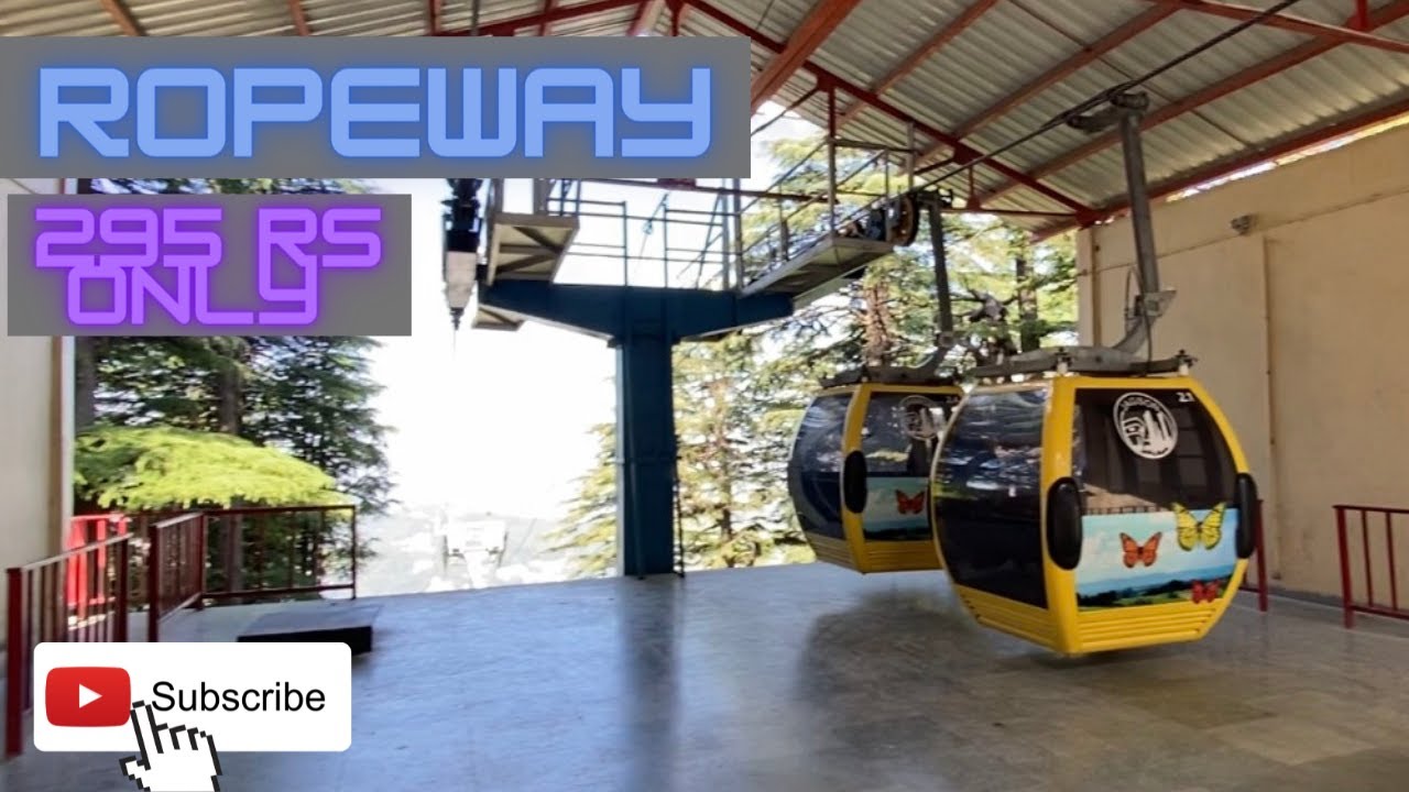 Jakhu Ropeway In Shimla 285Rs Only Oneway | Shimla Cable Car | Hanuman ...