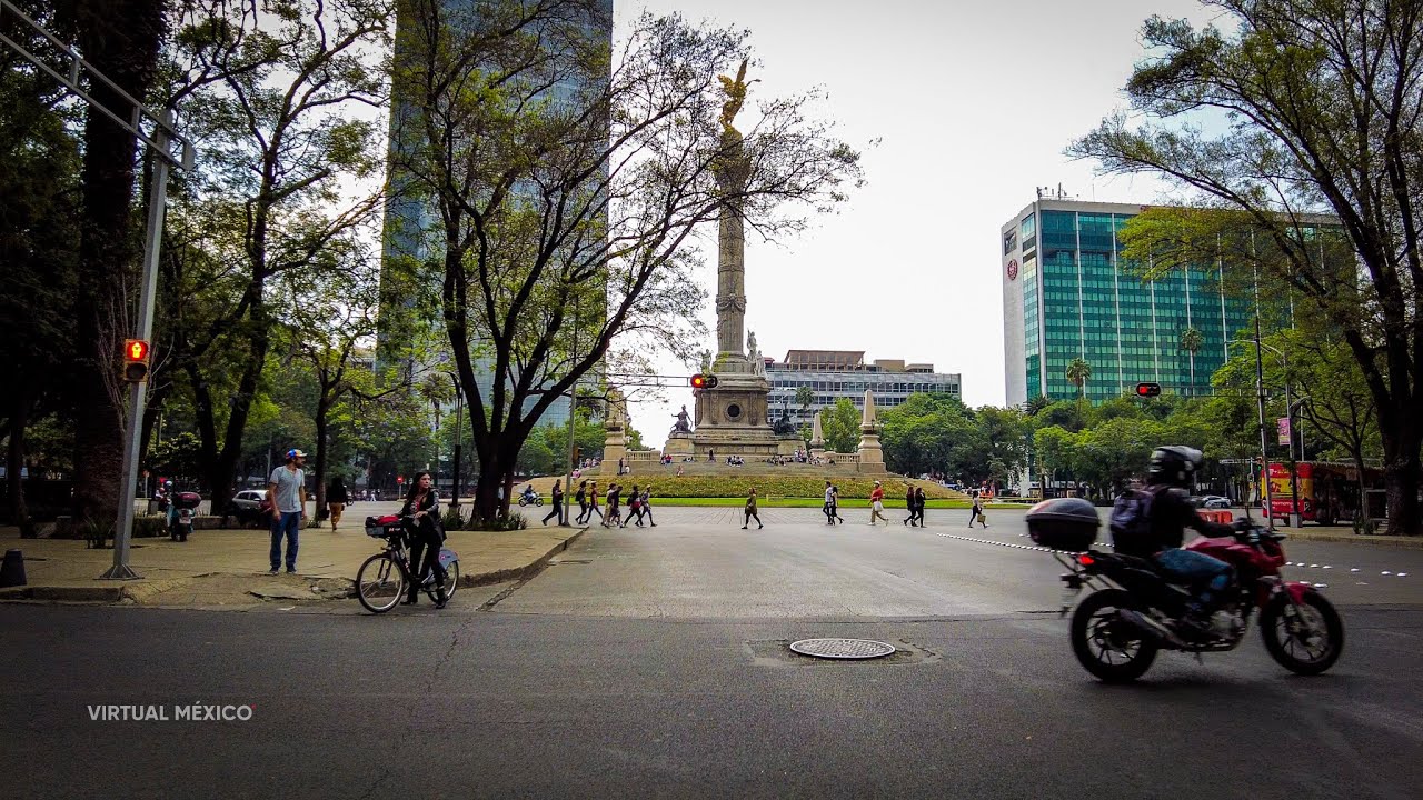 🔴 PASEO DE LA REFORMA UN RECORRIDO VIRTUAL ASMR | 🚶🏻 MEXICO CITY ...