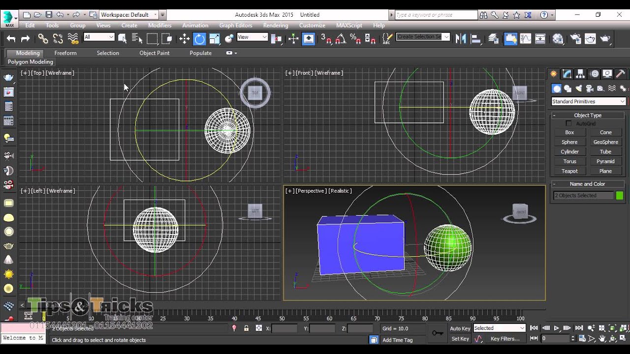 3DMAX BASIC USER INTERFACE- V3 - YouTube