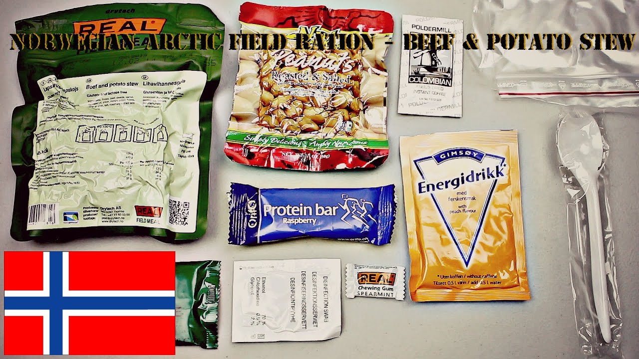 (ASMR) - NORWEGIAN ARCTIC FIELD RATION, BEEF AND POTATO STEW - HD 1080P ...
