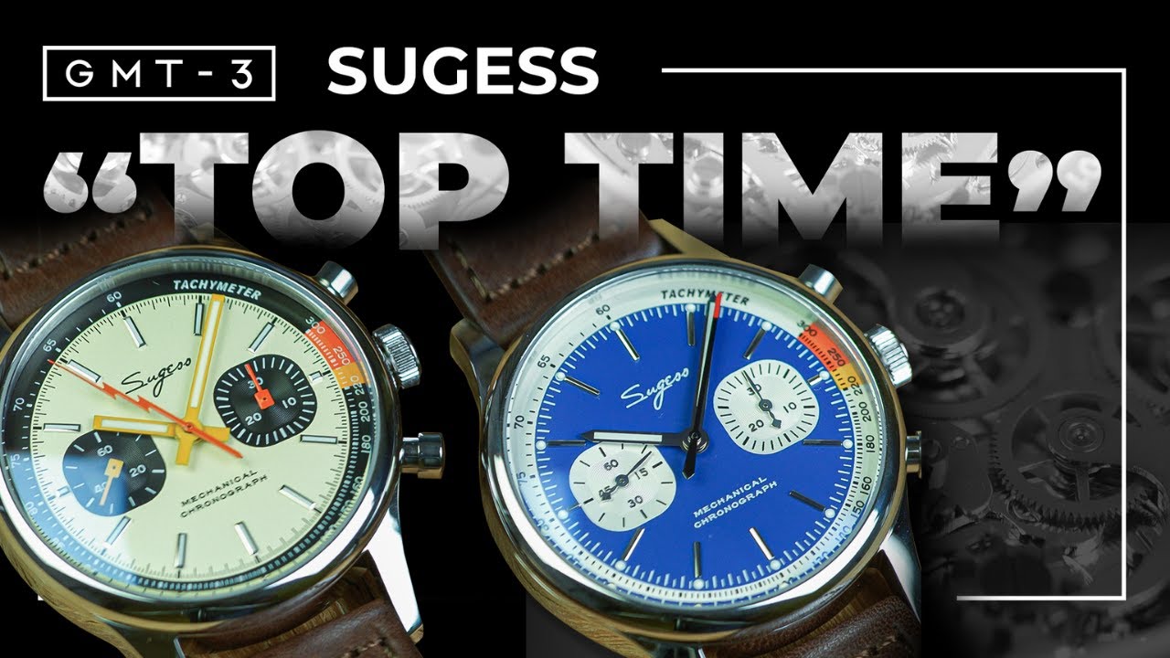 Sugess "Top Time" - O Famoso Crono Mecanico ST19 Vestido de Breitling ...