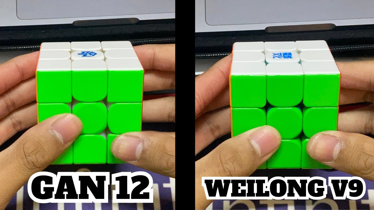 Weilong V9 vs GAN 12 Maglev - YouTube