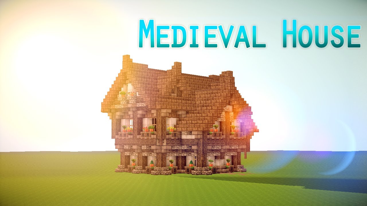 Minecraft - Medieval House Exterior || Timelapse - YouTube