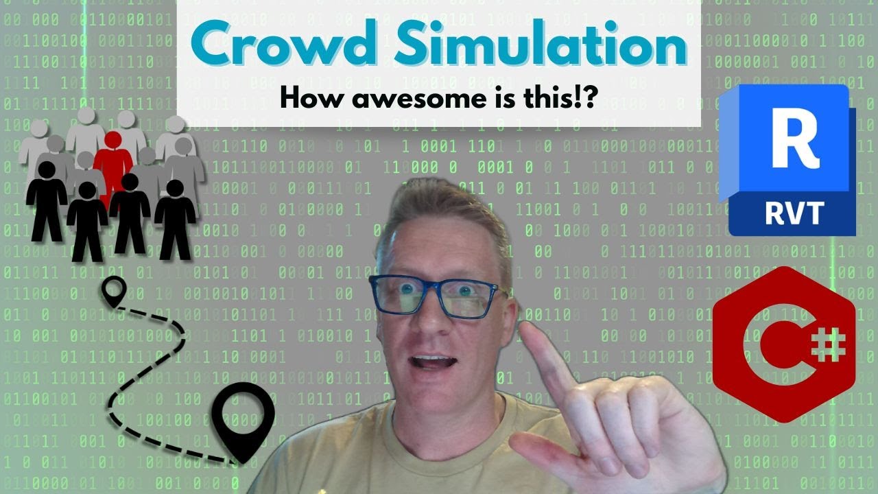 BIMWERX Crowd Simulator Early Demo - YouTube