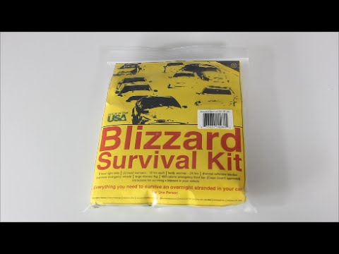 Blizzard Survival Kit: Keeping You Alive for 24-Hours - YouTube