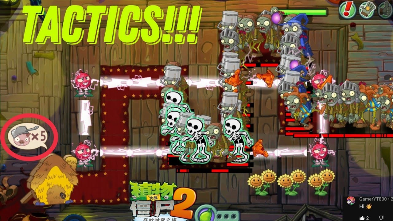 Plants Vs Zombies 2 | Passing the level | Pvz2 Chinese version - YouTube