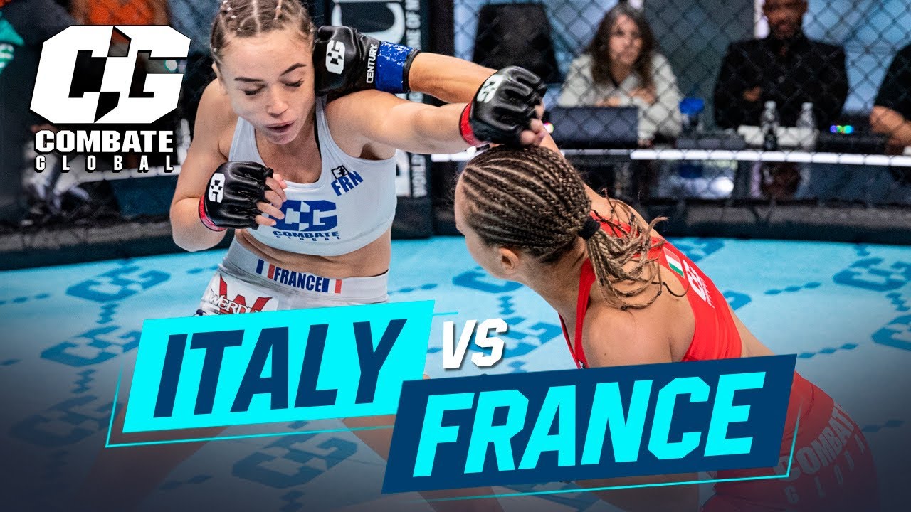 WAR OF THE PRINCESSES | Italy vs France FULL MMA FIGHT - YouTube