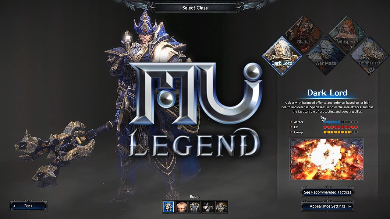 Mu Legend Classes & Character Creation UPDATED - YouTube