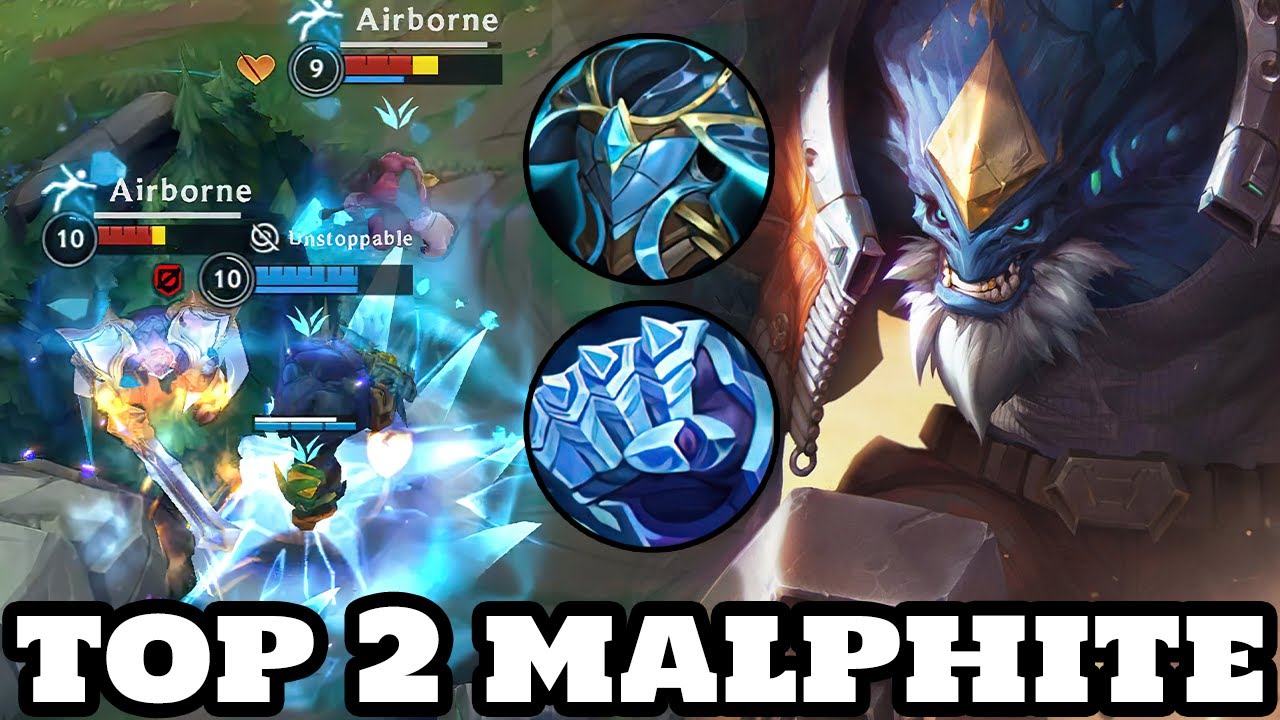 Wild Rift Malphite - Top 2 Malphite Gameplay Rank Challenger - YouTube