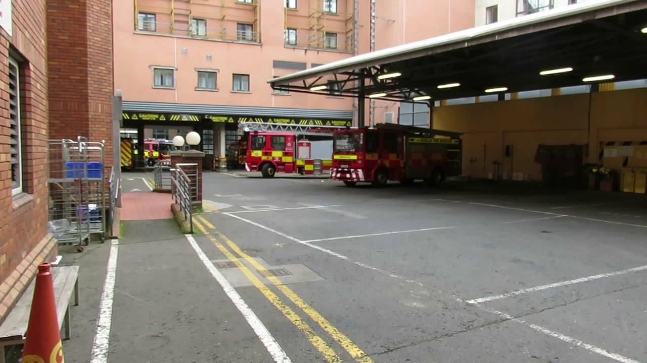 A quick look around the yard in Tara st fire station - YouTube