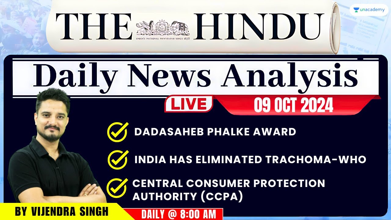 The HINDU Analysis (9 October) | The Hindu Newspaper Today | Current ...