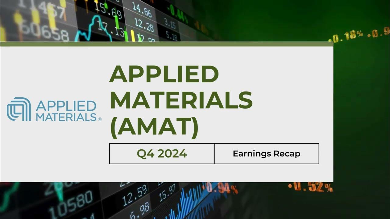 Applied Materials (AMAT) Q4 2024 Earnings: Record Annual Revenue & EPS - YouTube