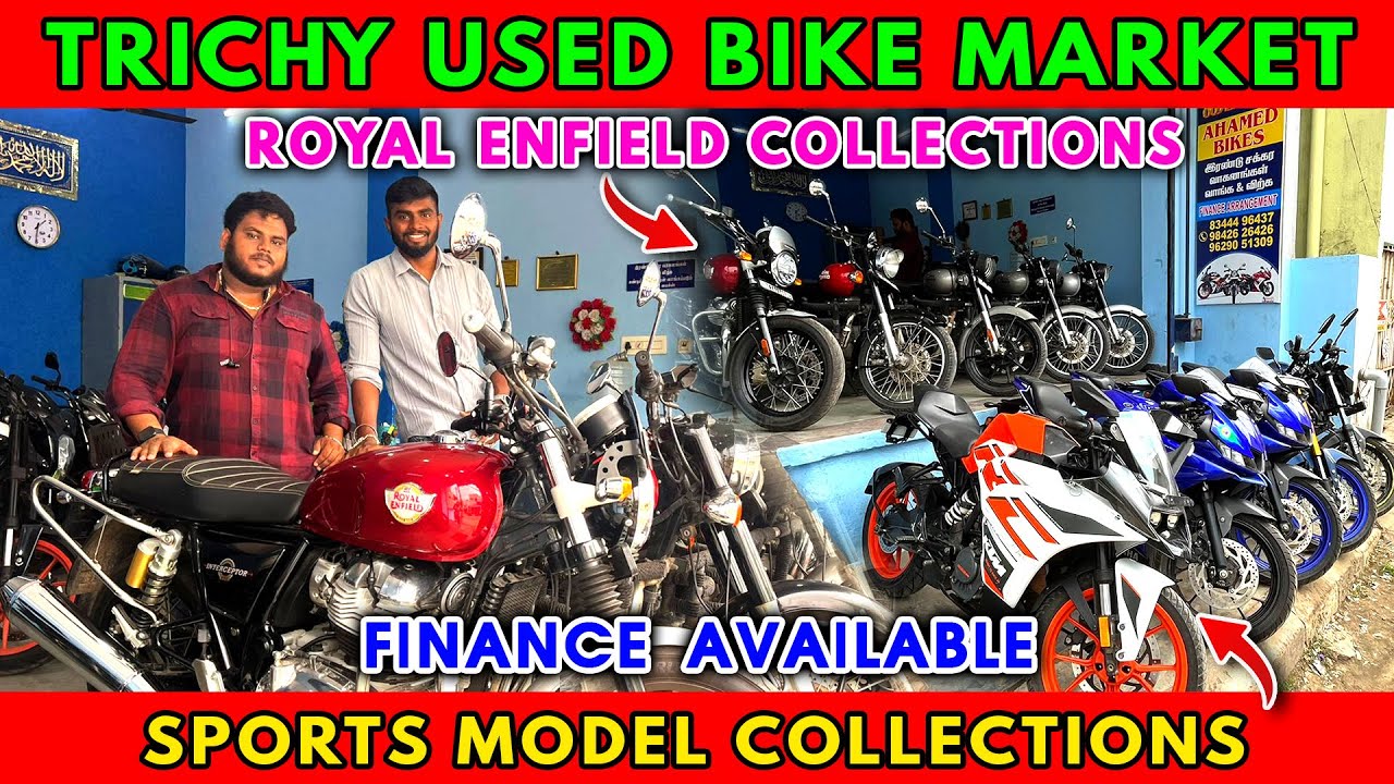 Second Hand Bikes Market in Trichy | Used Bikes | Finace Available ...