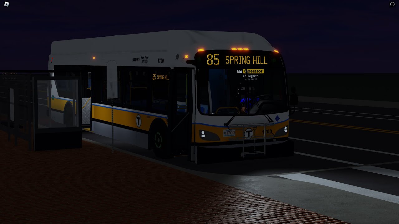 MBTA Roblox MBOC Gen 3 2016 XN40 1700 On Route 85 To Spring Hill - YouTube