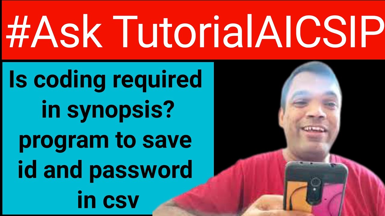 Kya Synopsis Me Coding Likhni Hai Program To Create A Csv File To kya-synopsis-me-coding-likhni-hai-program-to-create-a-csv-file-to