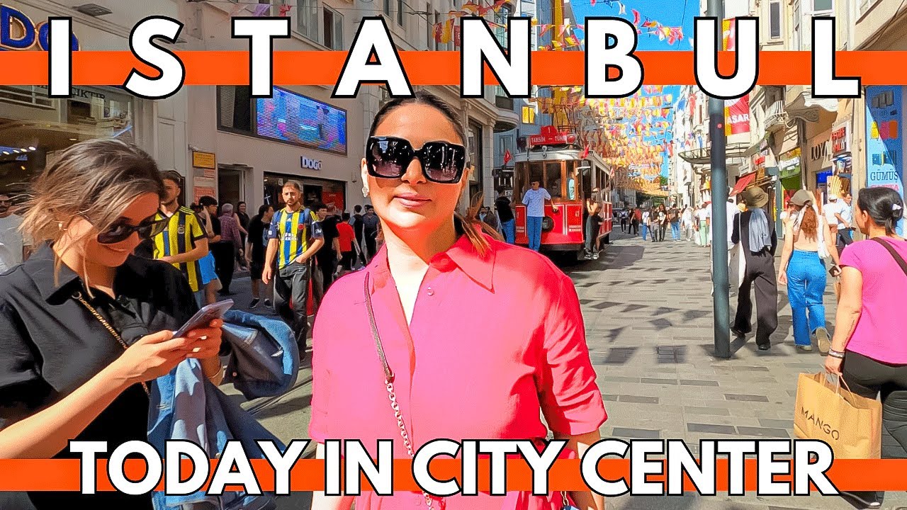 TODAY ISTANBUL TURKEY 2023 CITY CENTER WALKING TOUR-ISTIKLAL STREET ...