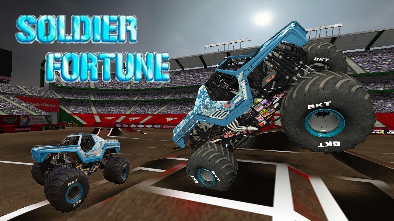 Rigs of Rods Monster Jam Soldier Fortune Ice Freestyle Anaheim 2020 ...