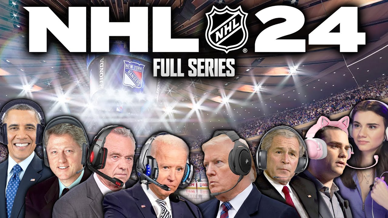 US Presidents Play NHL 24 (FULL SERIES) - YouTube