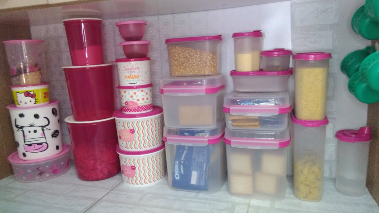 💞ORGANIZANDO AS COMPRAS NOS MODULARES DA TUPPERWARE !!! - YouTube