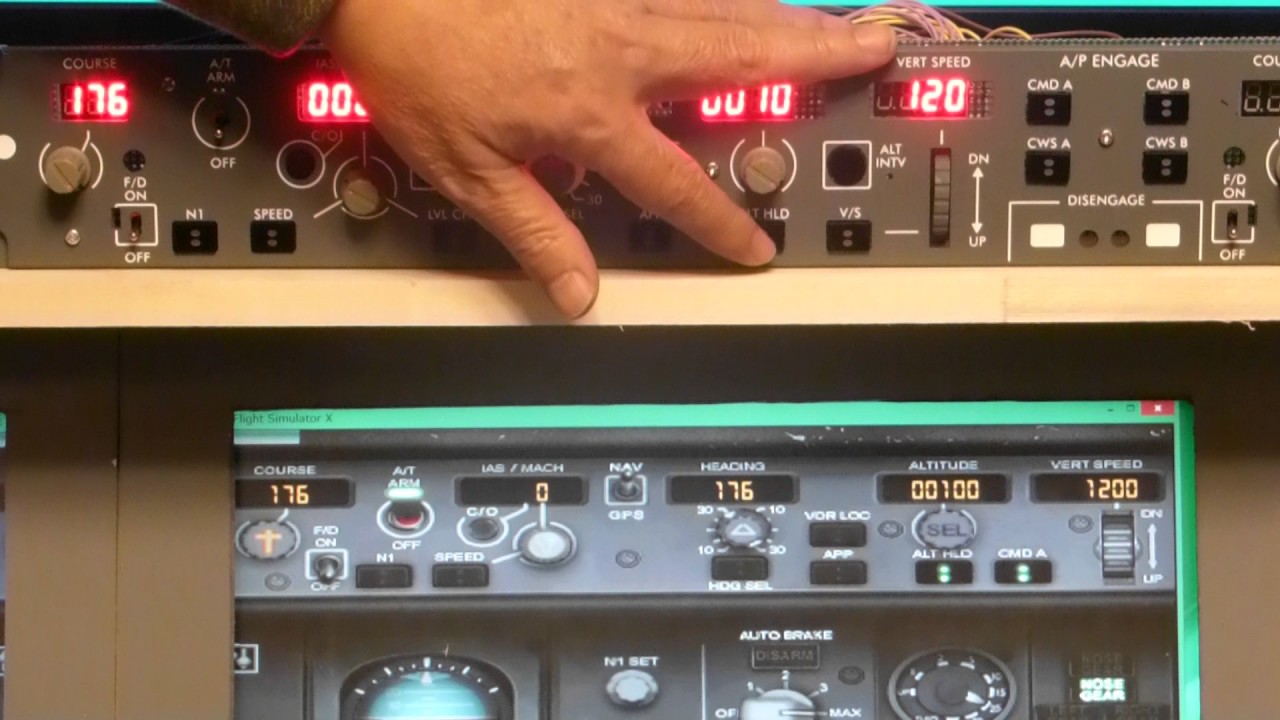 Home Made Boeing 737 MCP (6) DIY Flight Simulator Home Cockpit - YouTube