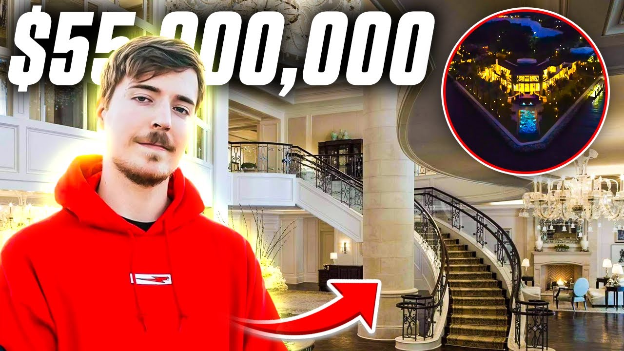Inside Mr Beast’s Million Dollar Home - YouTube