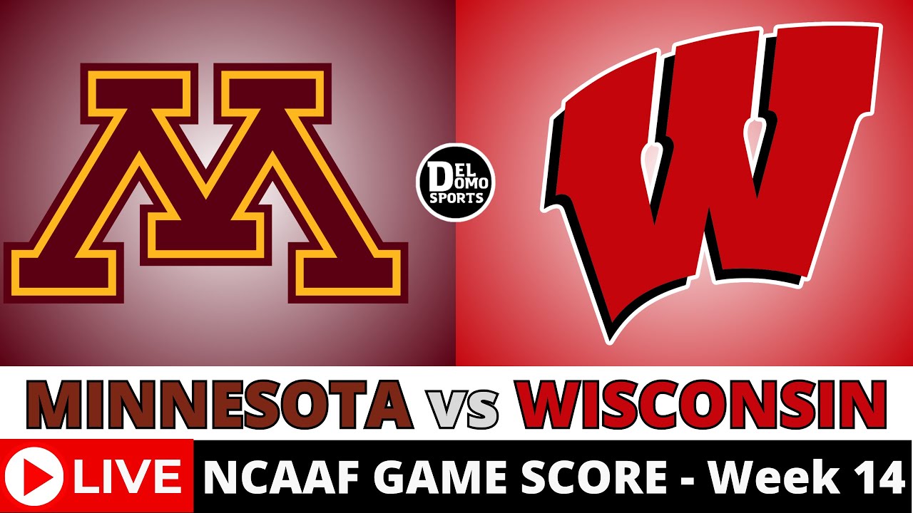 MINNESOTA vs WISCONSIN LIVE 🏈 NCAAF Week 14 - Score & Play-by-Play ...