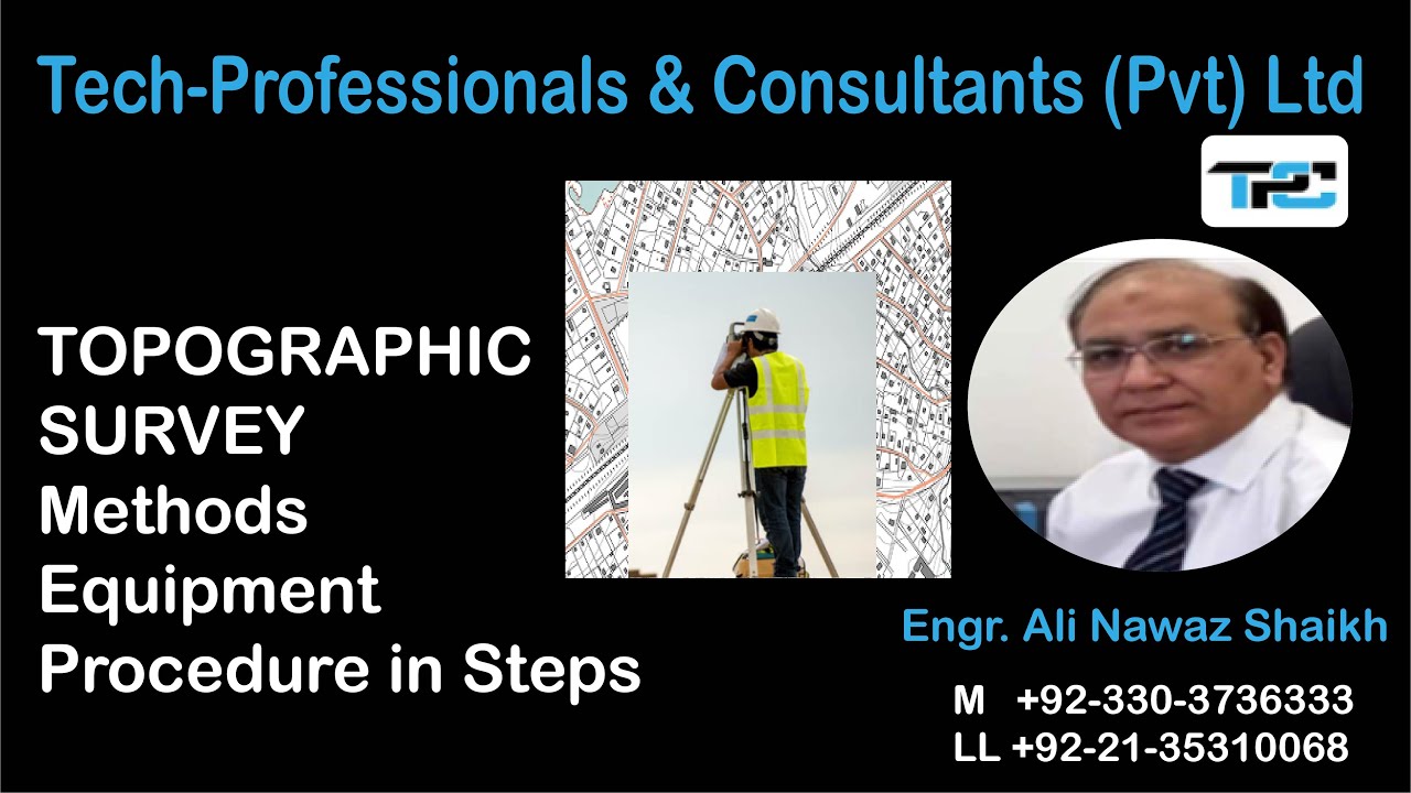 Topographic Survey - Methods, Equipment & Procedure in Steps - YouTube