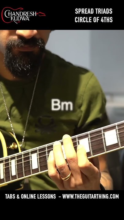 Beautiful Chords - Spread Triads with Delay - Chandresh Kudwa Guitar Lessons #shorts - YouTube