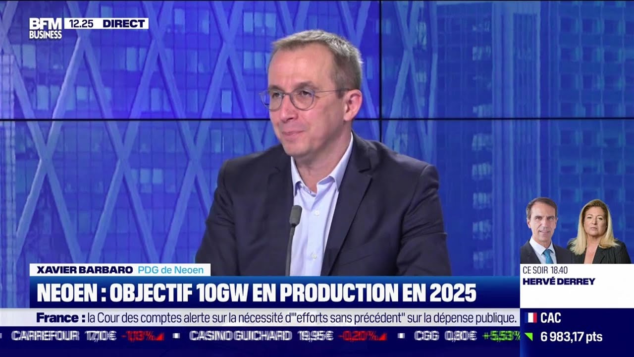 Xavier Barbaro (Neoen) : Objectif 10 gW en production en 2025 pour ...