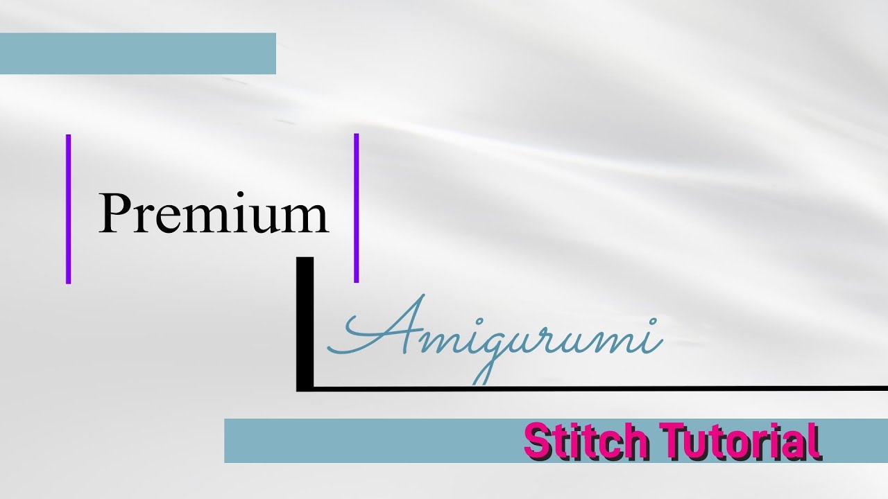 Amigurumi Stitch tutorial for beginners. - YouTube