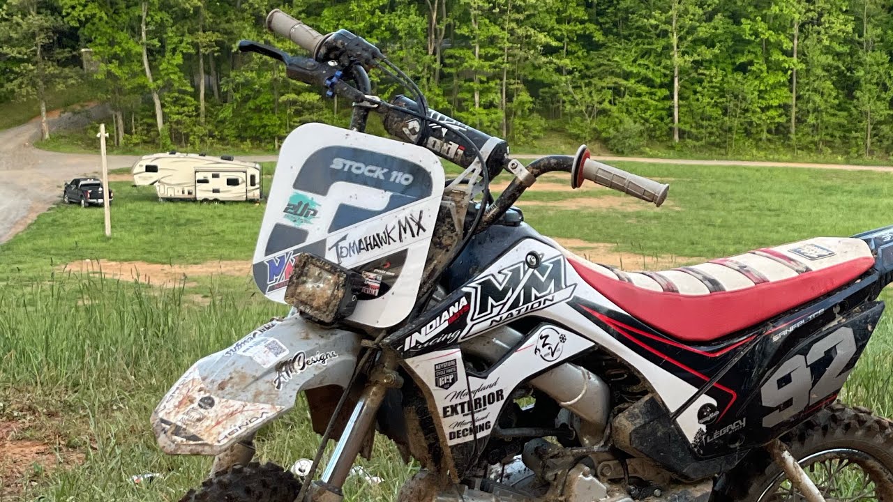 Mini moto nation race, backflips, burnouts, first race back! - YouTube