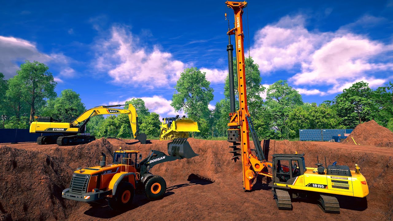 New Construction Simulator 2022 - Spaceport Expansion 001 - Research ...