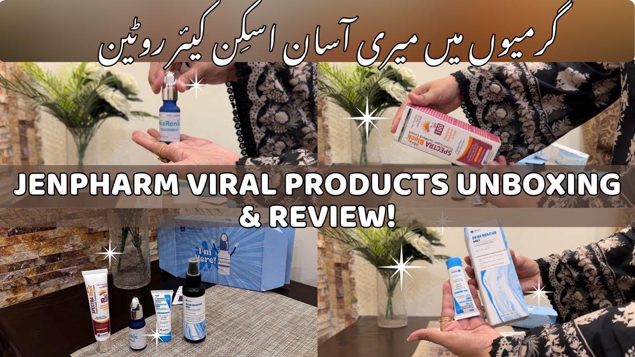 My Favourite Skin Care Products Unboxing Jenpharm Products Honest ...