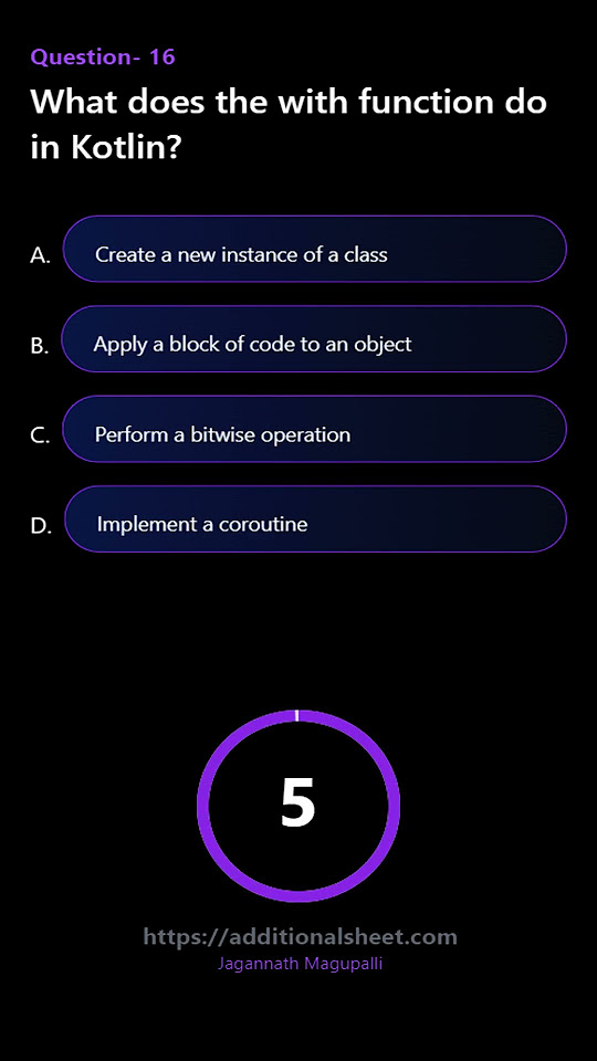 What does the with function do in Kotlin - YouTube