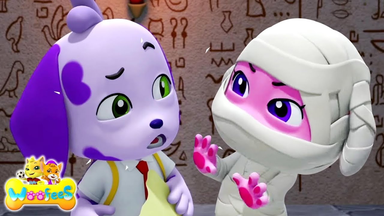 Creepy Mummy Cartoon for Kids, Silent Comedy Show - YouTube