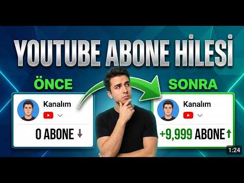 YOUTUBE ABONE HİLESİ 2026 -  YOUTUBE ABONE ARTTIRMA ! (YOUTUBE ABONE KASMA)