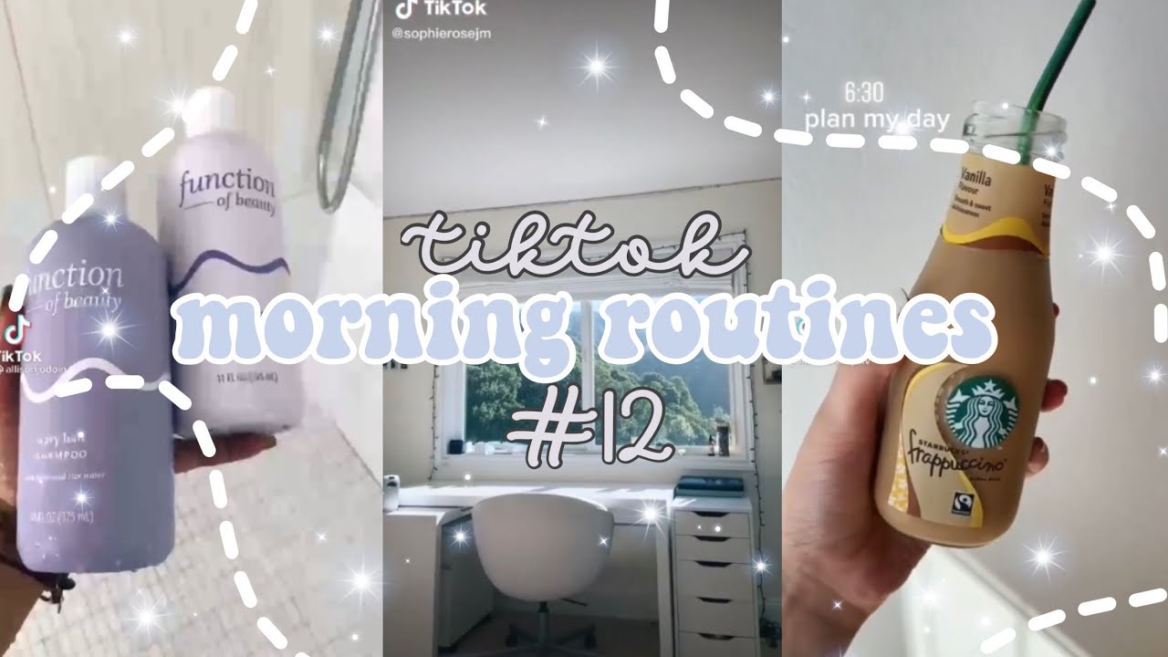 tiktok morning routines! (pt.3) - YouTube