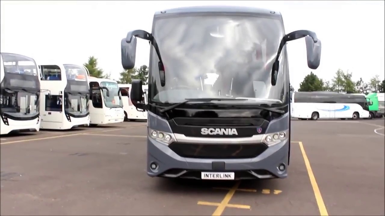 Exclusive test drive of Scania Interlink Luxury Bus - YouTube