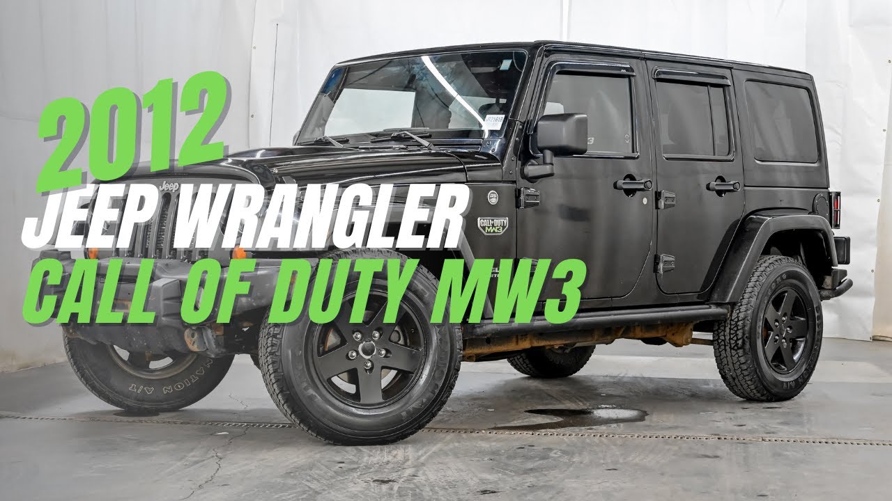 2012 Jeep Wrangler Unlimited Call of Duty MW3 Limited Edition - YouTube