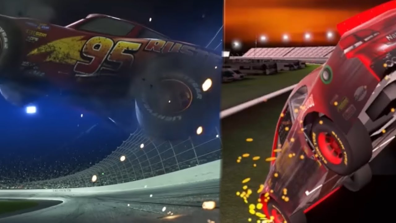 Choque de Mcqueen en stock Car racing/ @Jose-multi-fan-Official - YouTube