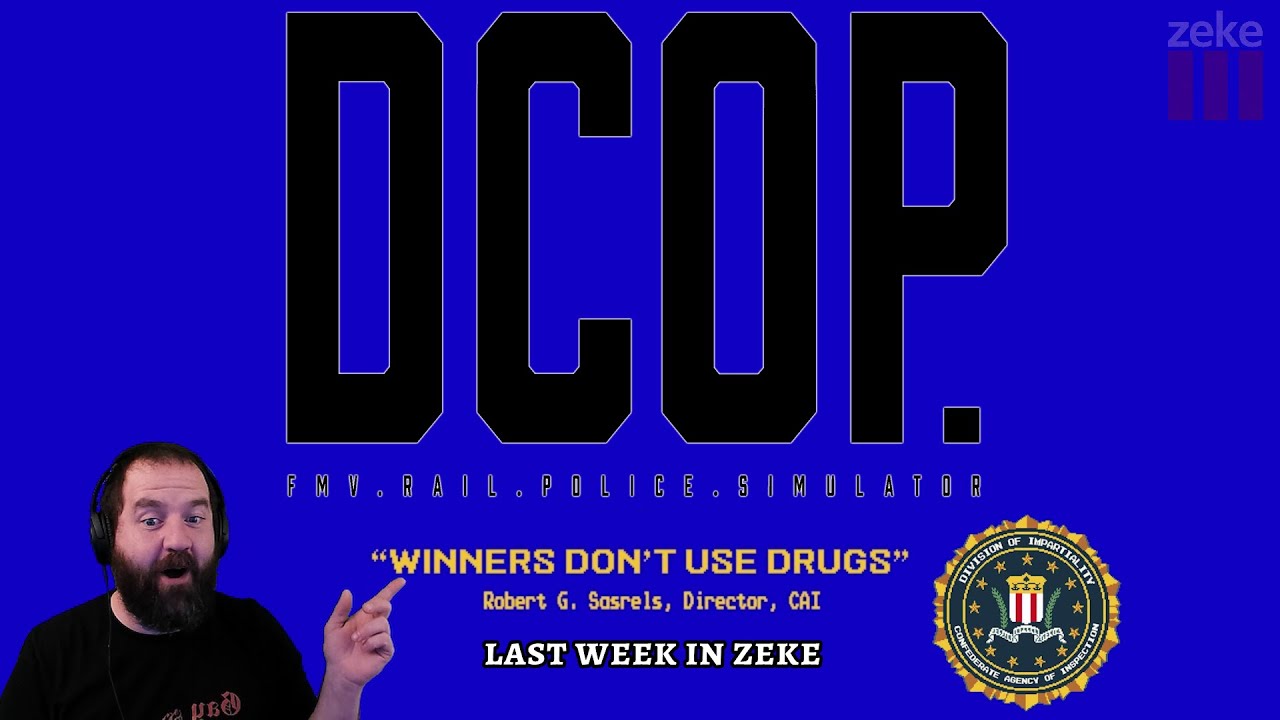 Last Week In Zeke: DCOP (FMV Rail Police Simulator) - YouTube