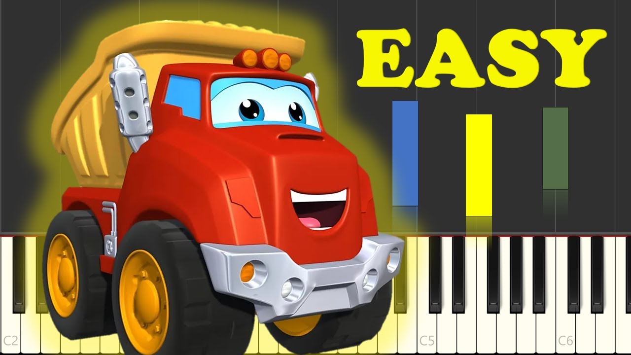 The Adventures of Chuck and Friends Theme Song Piano Tutorial - YouTube