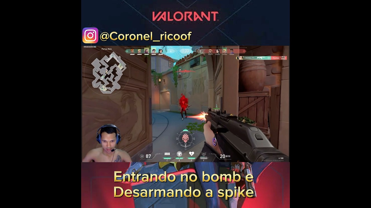 VALORANT | Entrando no bomb e desarmando a spike! #valorant - YouTube