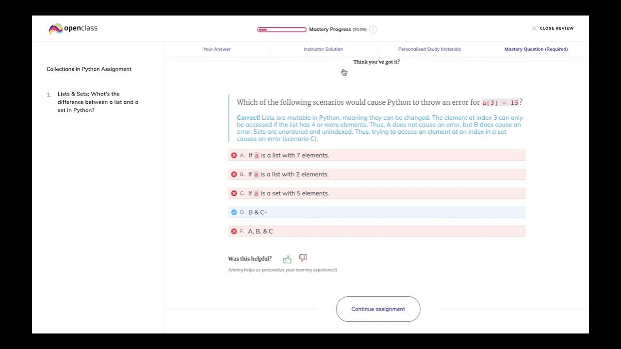 How OpenClass works for learners in coding classes - YouTube