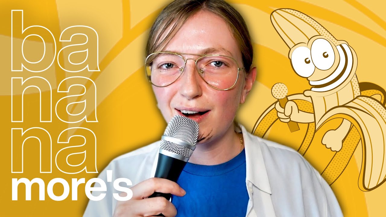 Meet Comedian Anna Seregina's Mustached Alter Ego | Bananamore's - YouTube