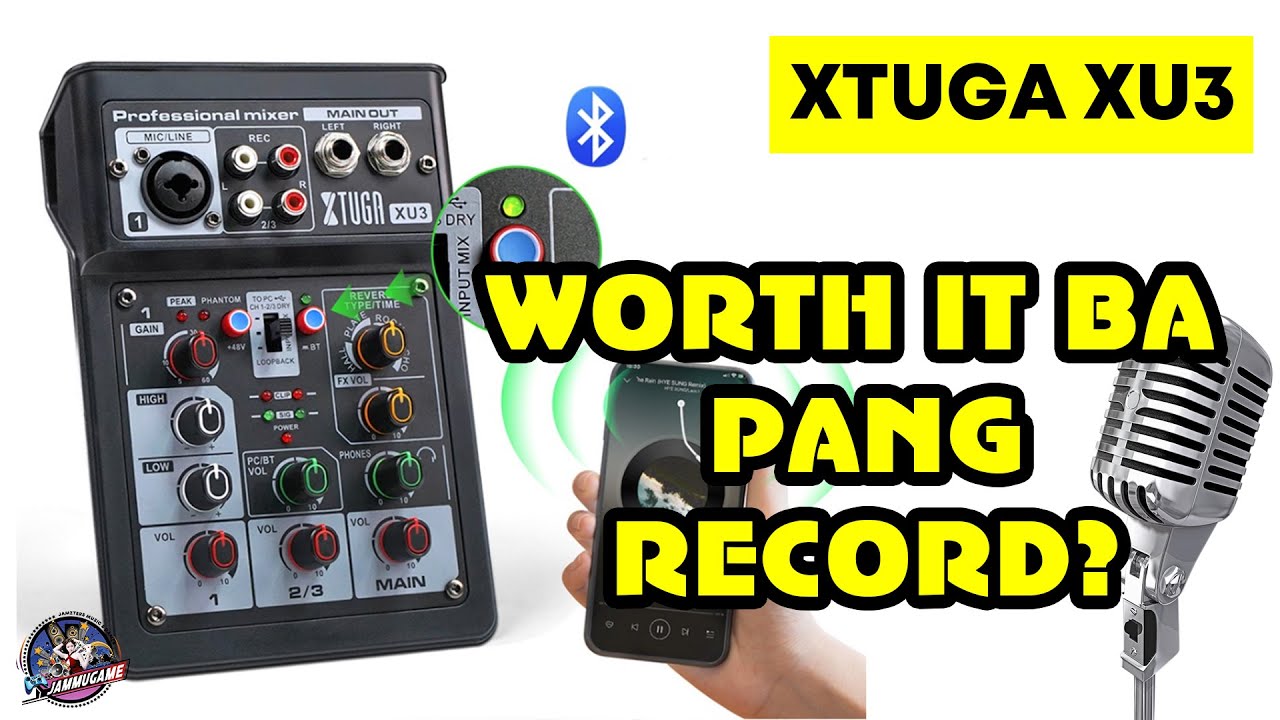 XTUGA XU3 Mini Audio Interface, Recording Sound Card - YouTube