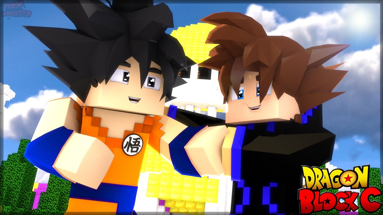 TREINAMENTO COM O GOKU - DRAGON BLOCK C #06 (MINECRAFT DRAGON BALL ...