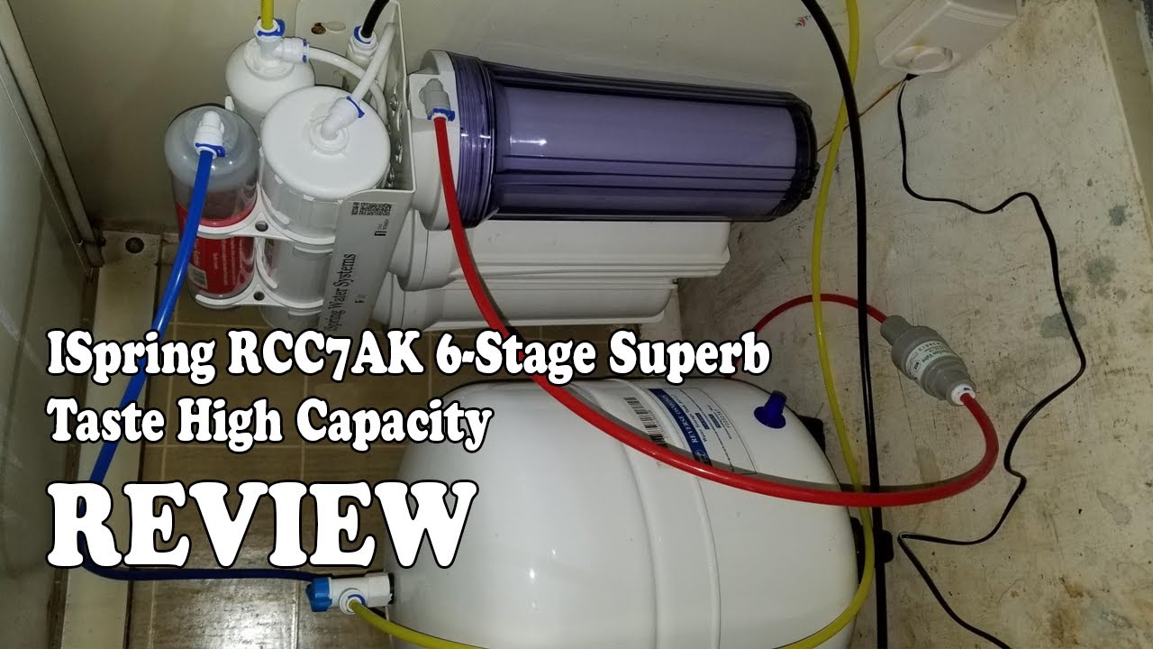 ISpring RCC7AK 6-Stage Superb Taste High Capacity - Review 2019 - YouTube